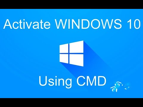 How to activate Windows 10 using cmd 100% Working in 2021 - YouTube
