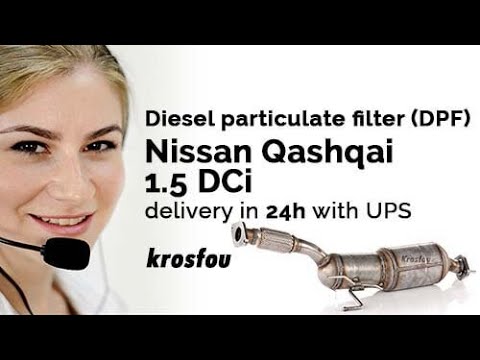 Nissan Qashqai 1.5 dCi DPF Diesel Particulate Filter #Nissan #Qashqai ...