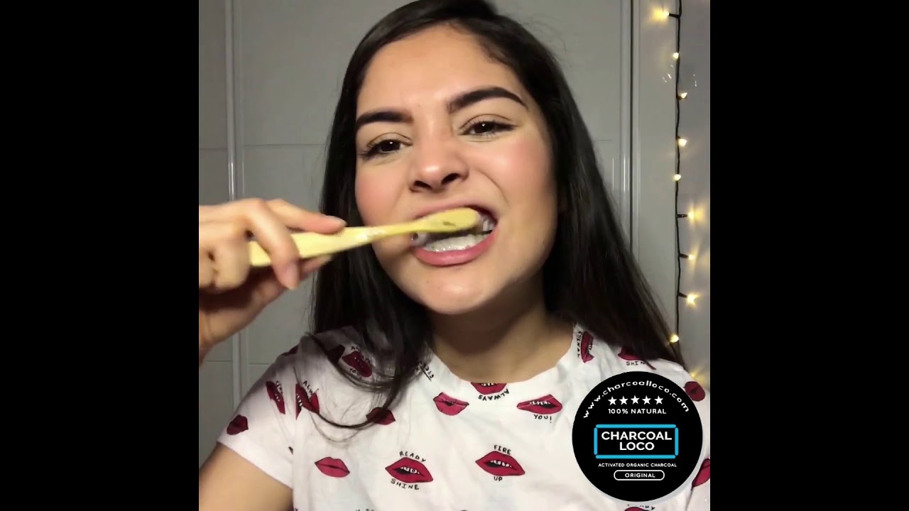Before and After | Activated Charcoal Toothpaste - YouTube