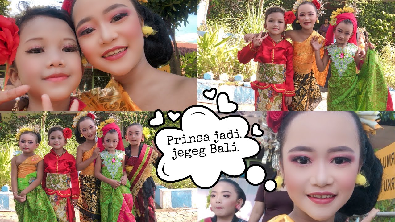 Prinsa dandan ala jegeg bali untuk acara karnaval - YouTube