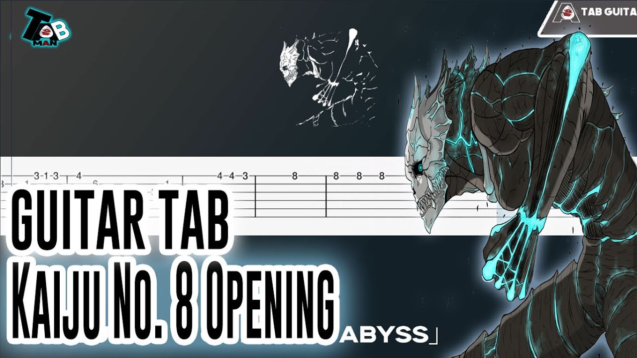 Kaiju No. 8 Opening - Abyss Guitar Tutorial (TAB) - YouTube