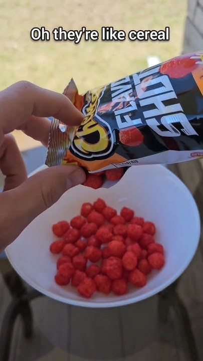 Cheetos Flavor Shots Flamin Hot Asteroids ☄️ Cheetos Asteroid Snacks Asmr Food Crunchy