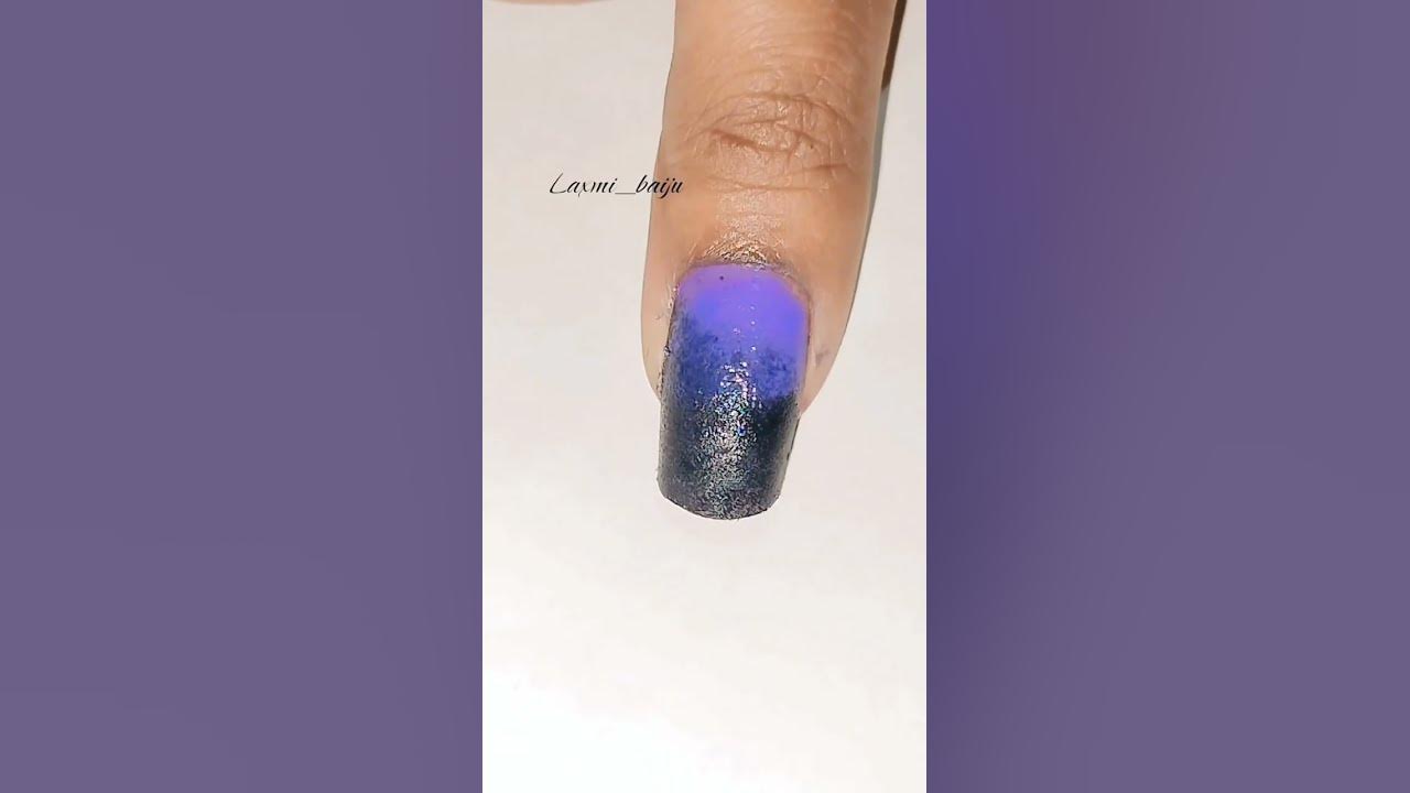 Easy Ombre Nail Art ️💅 Nailart Subscribe Viral Trending Youtube