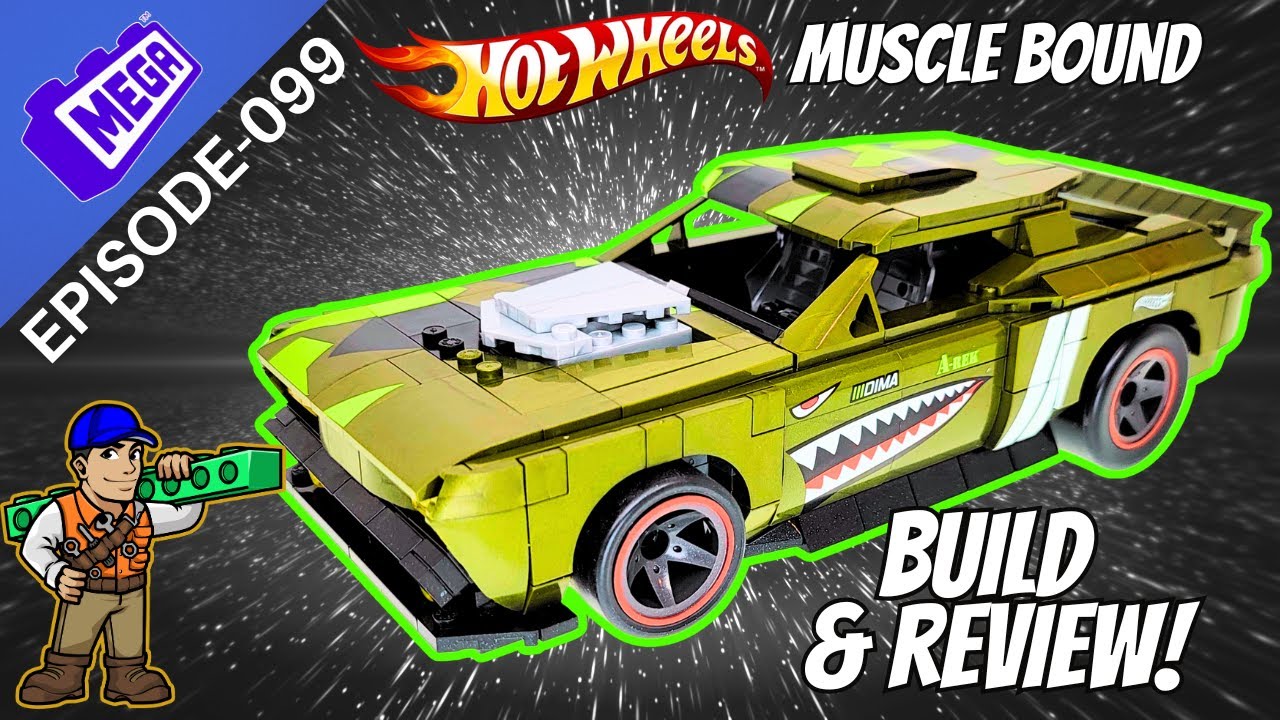 Speed Build - MEGA Hot Wheels Muscle Bound Car (Lego Alternate Build ...