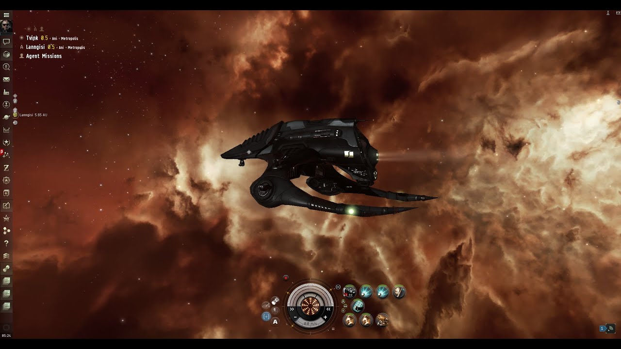 EVE Online - Angel Cartel Anomic Agent Dramiel vs Daredevil - YouTube