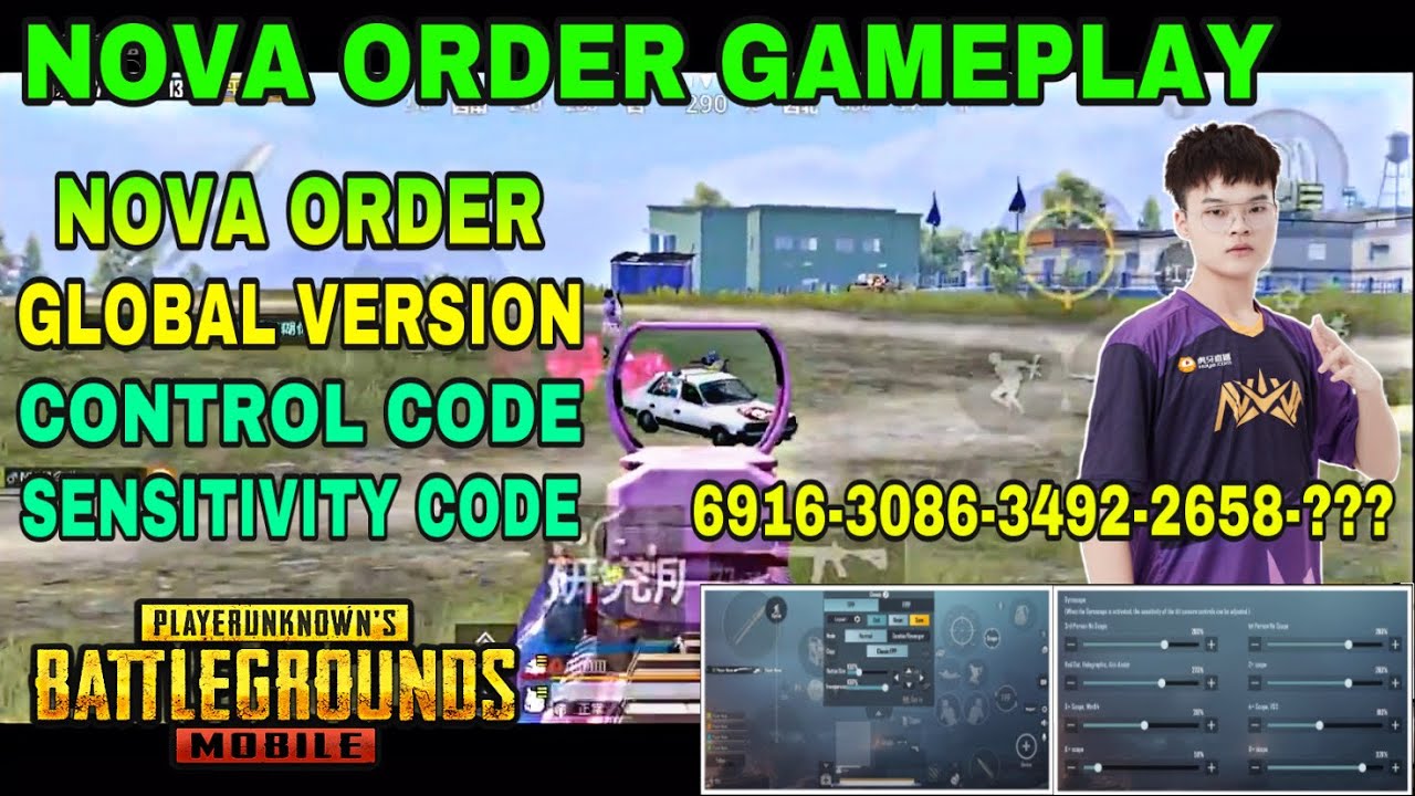Nova XQF Order new updated controls & sensitivity code | Nova order gameplay | nova order ...
