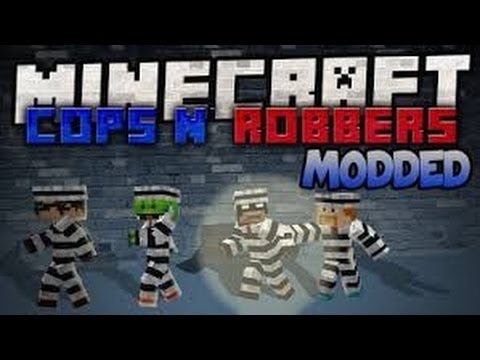 Minecraft- Modded Cops N' Robbers w_ Friends! I Am So Small! - YouTube