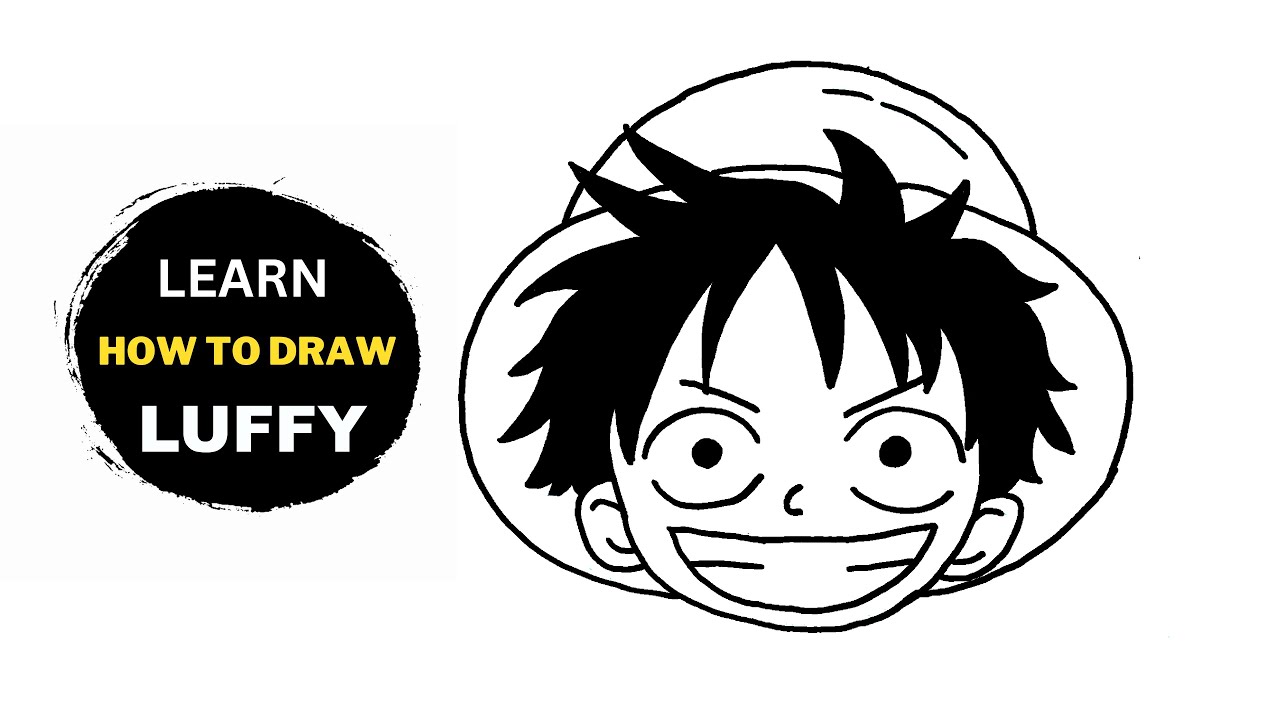 How To Draw Luffy Step By Step | Drawing Luffy Gear 5 - YouTube