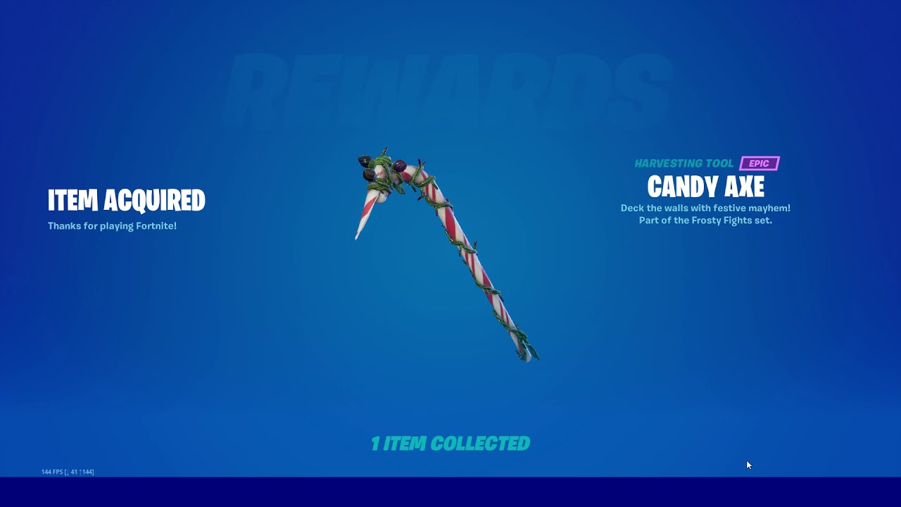 buying the candy axe (fortnite battle royale) - YouTube