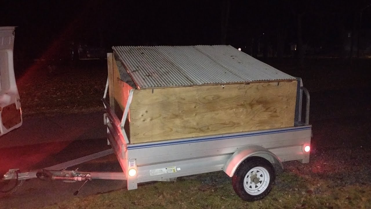 DIY multi use livestock trailer - YouTube