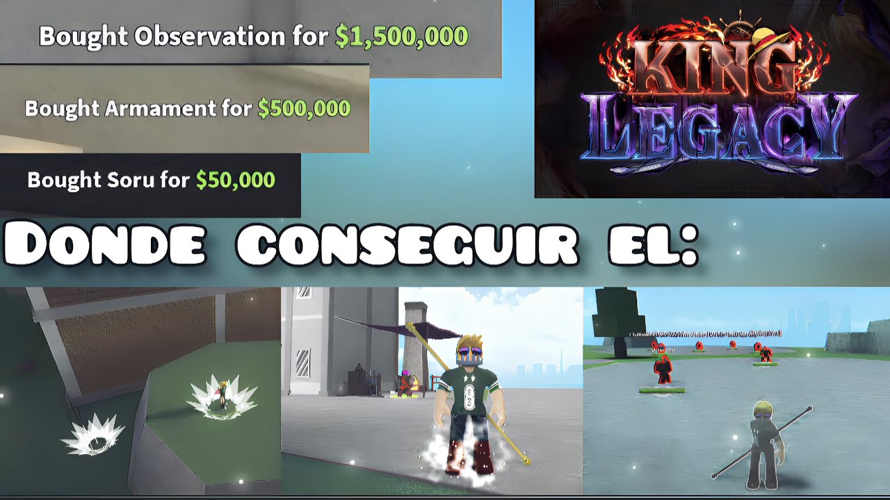 🔥 Donde Conseguir el Soru, el Haki de armadura, y el haki de ...