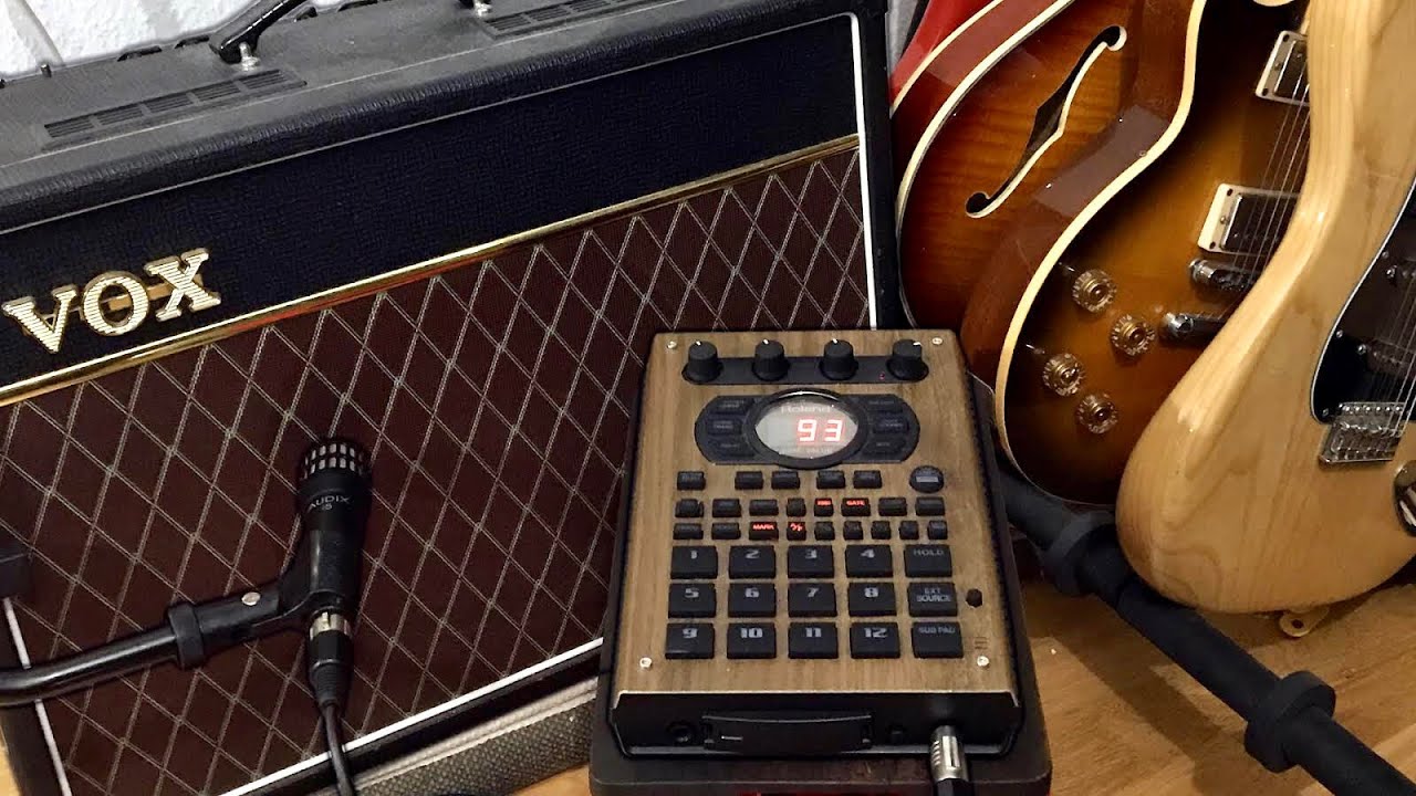 SP-404A Sampling a Guitar Amp | Lo-Fi Jazz Beat Making - YouTube