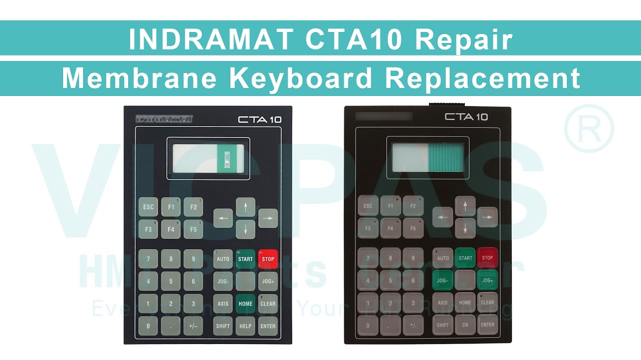 CTA10 INDRAMAT Switch Membrane Repair Replacement - YouTube