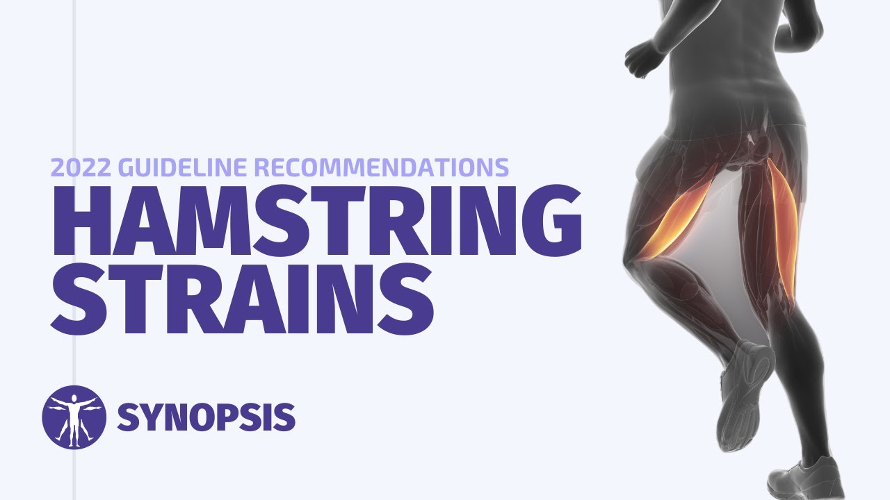 How to manage hamstring strains | 2022 Guideline - YouTube