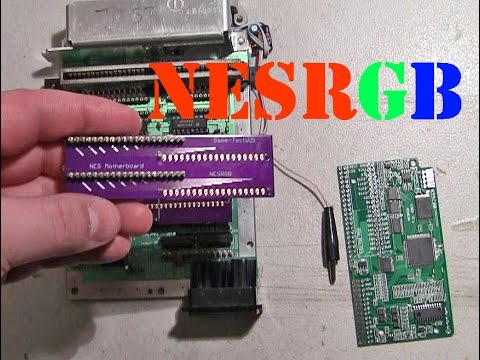 NES-101 Nintendo - nesrgb new adapter board fitting - YouTube