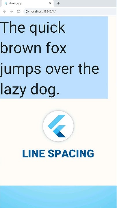 3 Ways To Adjust Line Spacing | Flutter Text Widget #flutter #fluttertutorialforbeginners # ...
