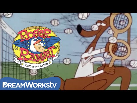 Roger Plays Tennis Against A Kangaroo | ROGER RAMJET