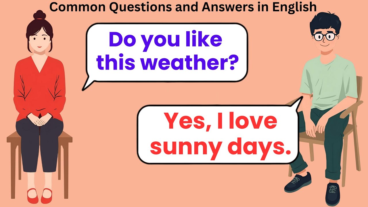 Common Questions and Answers in English | English Speaking Practice ...