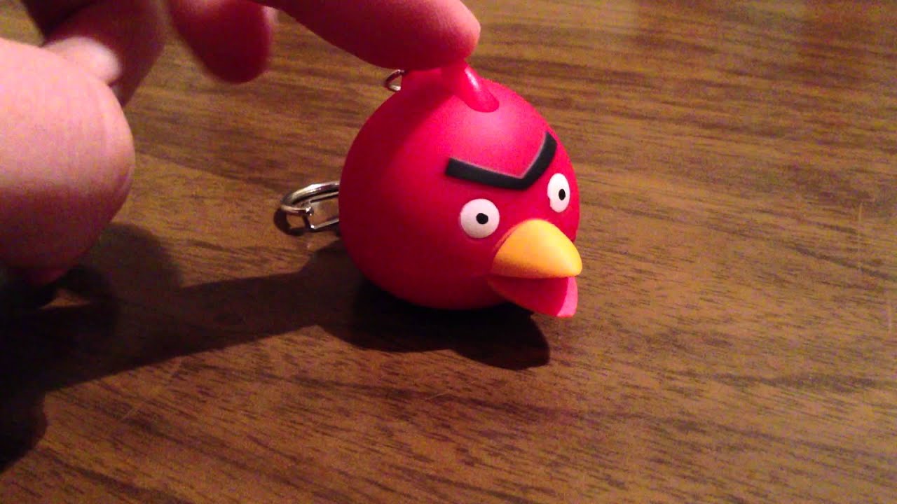 Fake Angry Birds Accessories - Key Holder with LED - YouTube