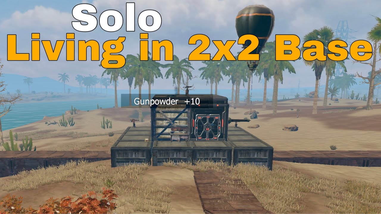 I Will Live In 2x2 Base In This Standard Server | Solo Gameplay Part 1 ...