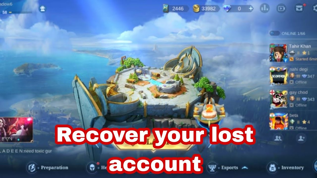 RECOVER YOUR LOST ACCOUNT | MOBILE LEGENDS | Taurus Moba - YouTube