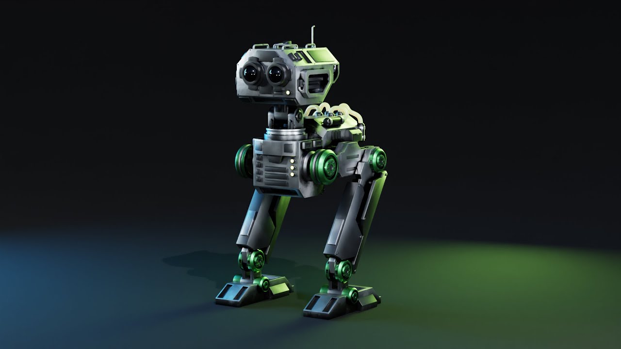 Collector Robot Animation Test for New Storybook - YouTube