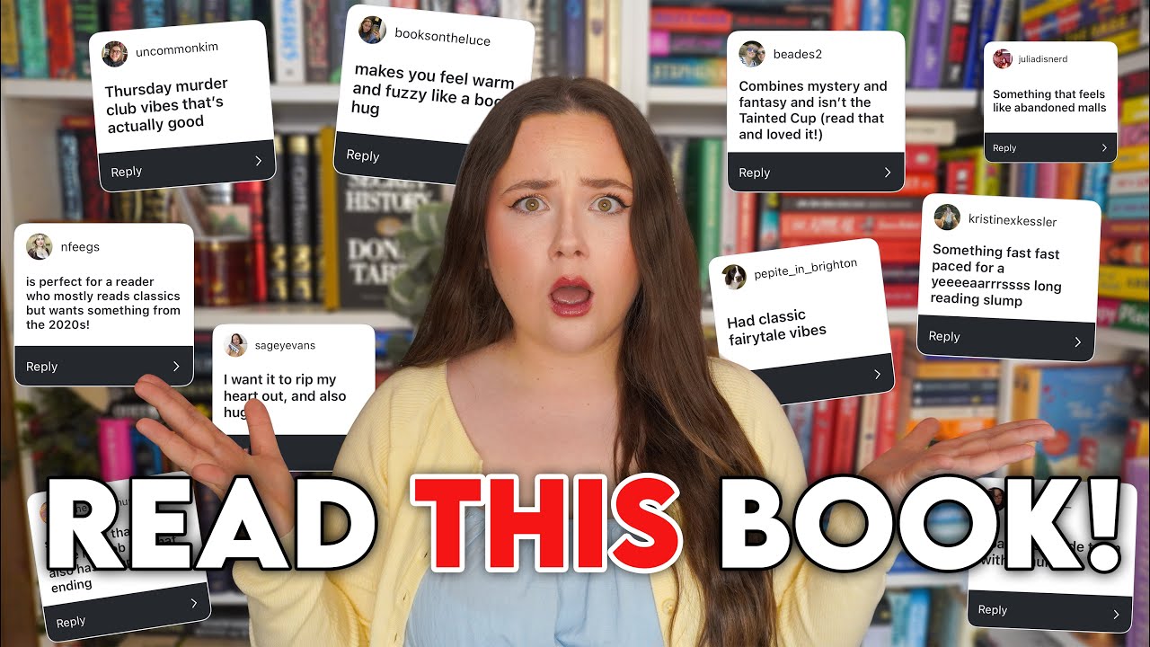 if you could only read ONE BOOK... read THIS ONE! 📚 💭 ultra specific ...