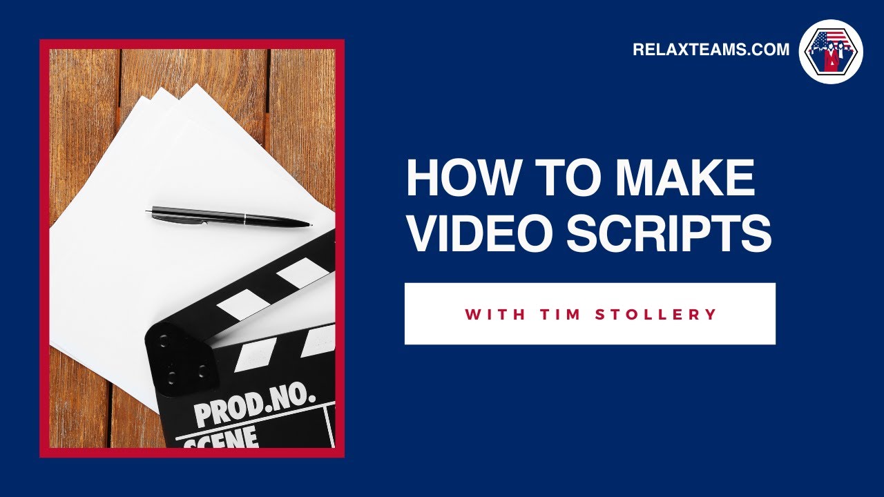 How To Make Video Scripts by Tim Stollery - YouTube