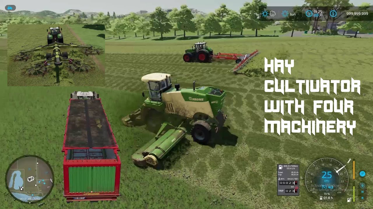FARMING SIMULATOR 22 | HOW TO VIDEO | HAY CULTIVATOR | COW AND SHEEP ...