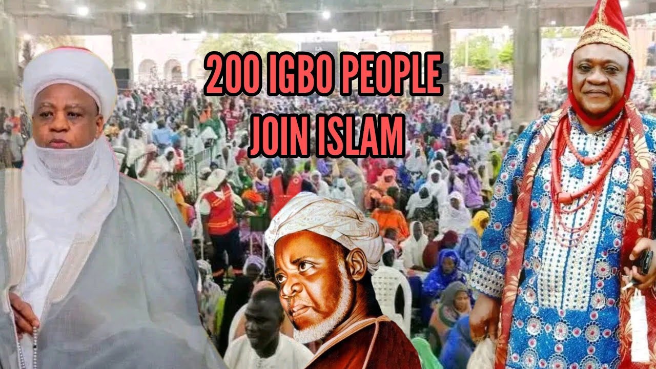 200 IGBO PEOPLE JOIN ISLAM ON EID PRAYER, MUTUM 200 SUN SHIGA MUSULUNCI ...