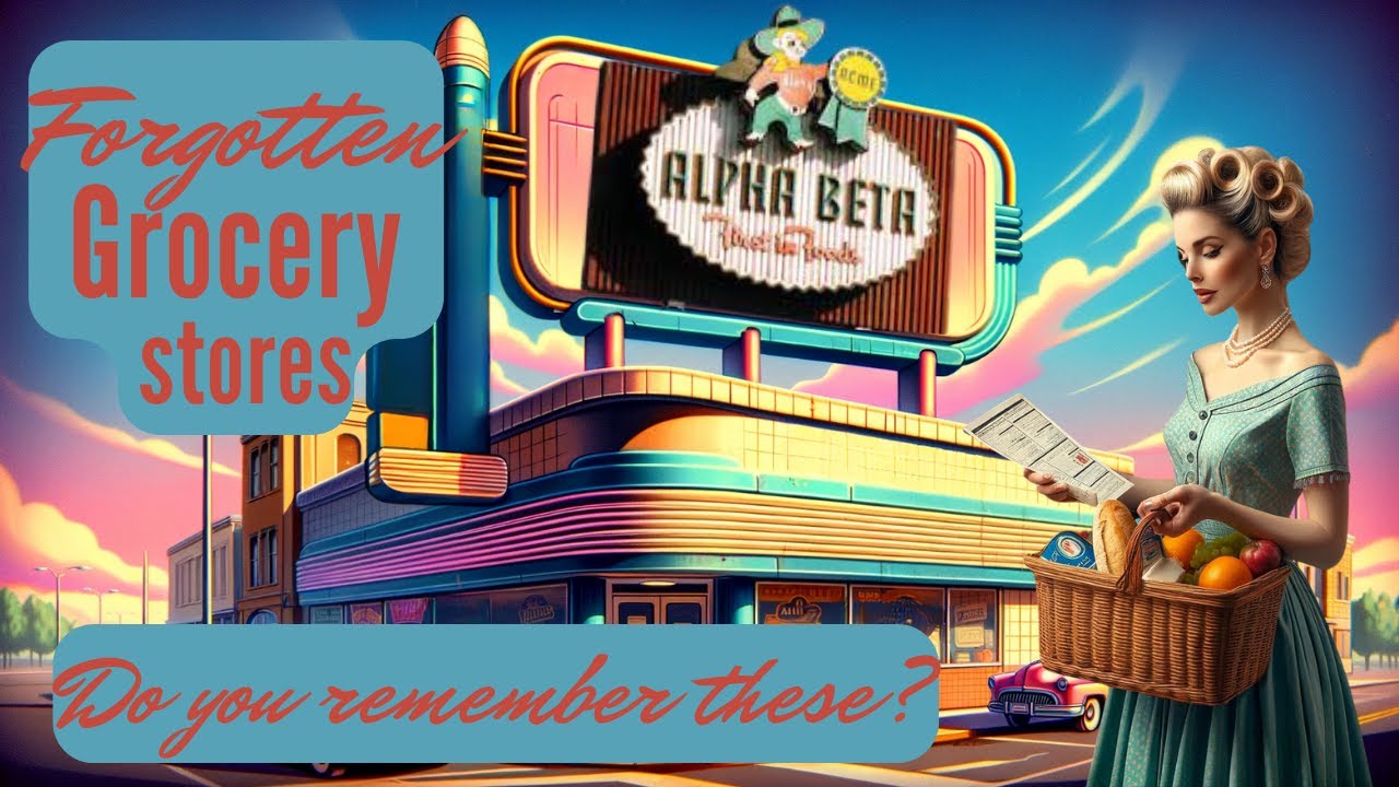 Forgotten Grocery Stores That SADLY Disappeared - YouTube
