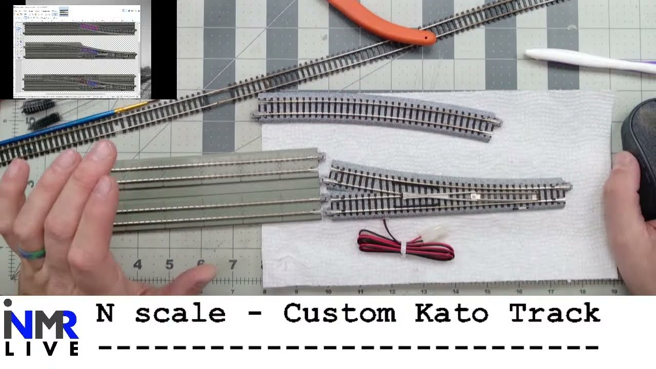 N scale: Custom Kato Unitrack - #6 Switches with 33mm track spacing ...