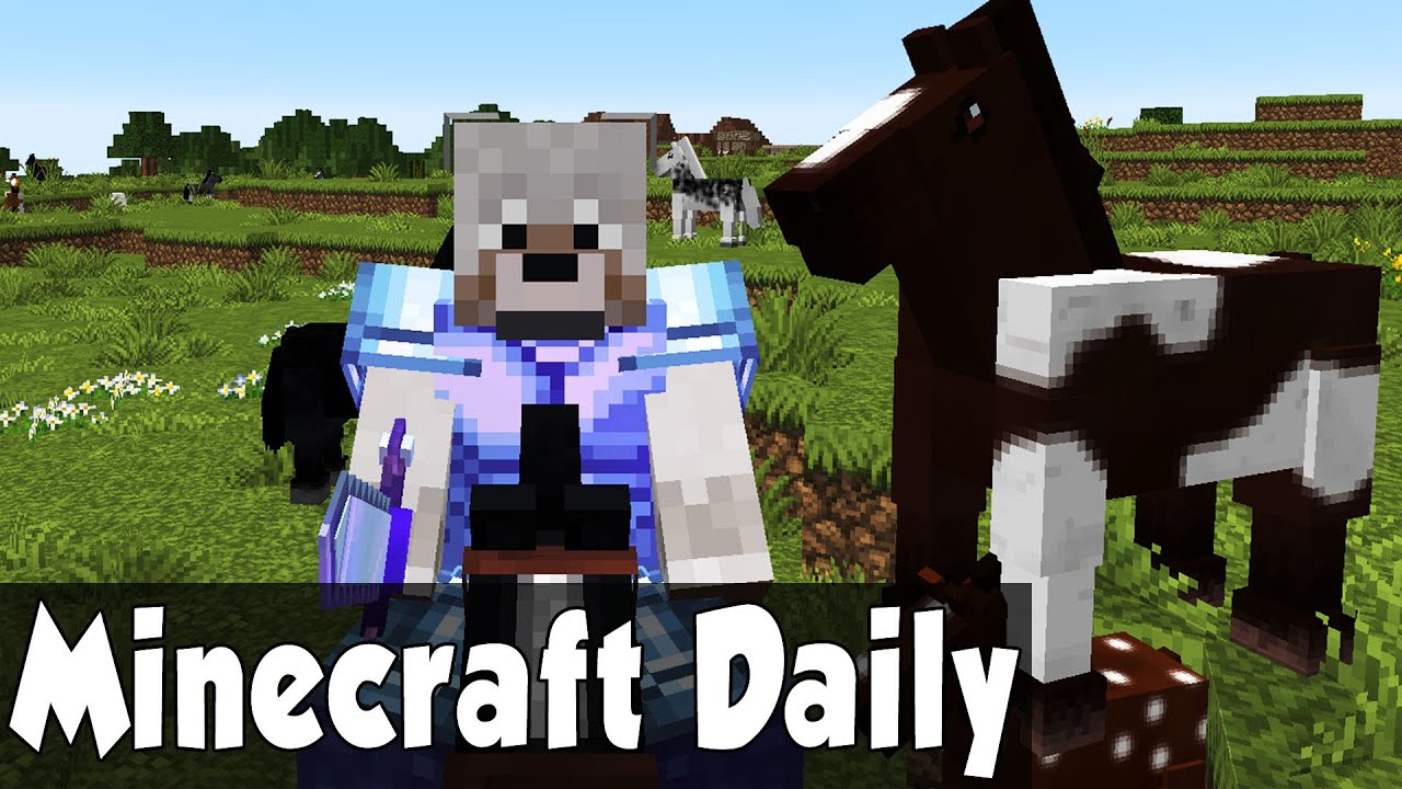 Minecraft Daily | Day 43 - Perfect Horse?! (1.10) - YouTube