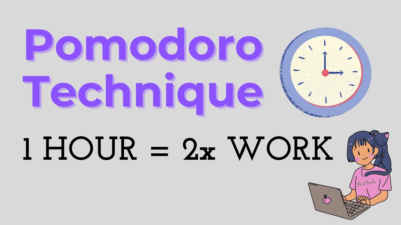 Pomodoro Technique 1 hour - Cute Study Timer - YouTube