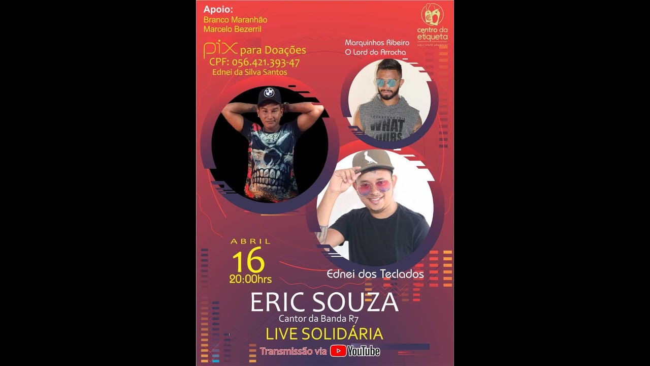 LIVE BENEFICENTE ERIC SOUSA - YouTube