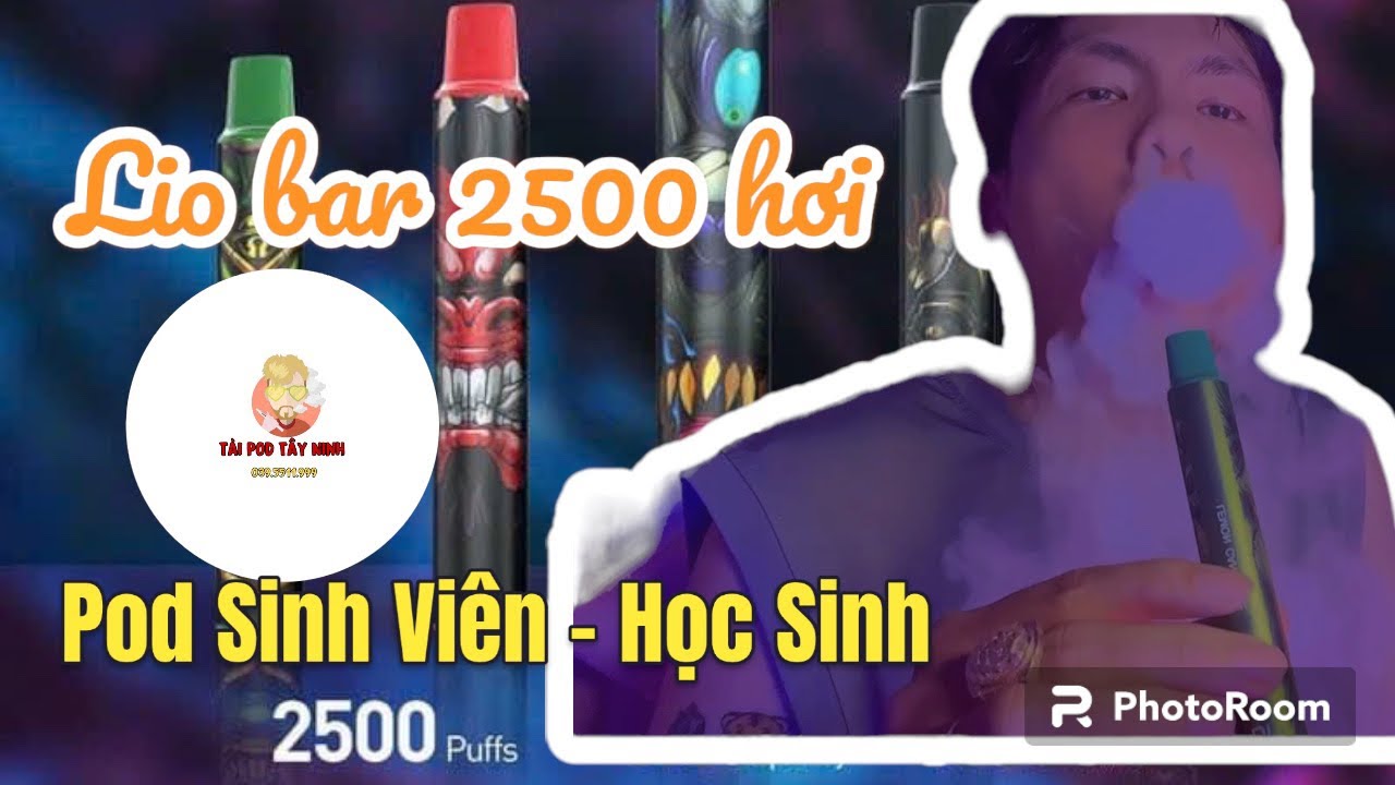 Trải Nghiệm Pod “ LIO BAR 2500 “ Hơi Siêu Nhiều Khói Dành Cho Người Mới ...