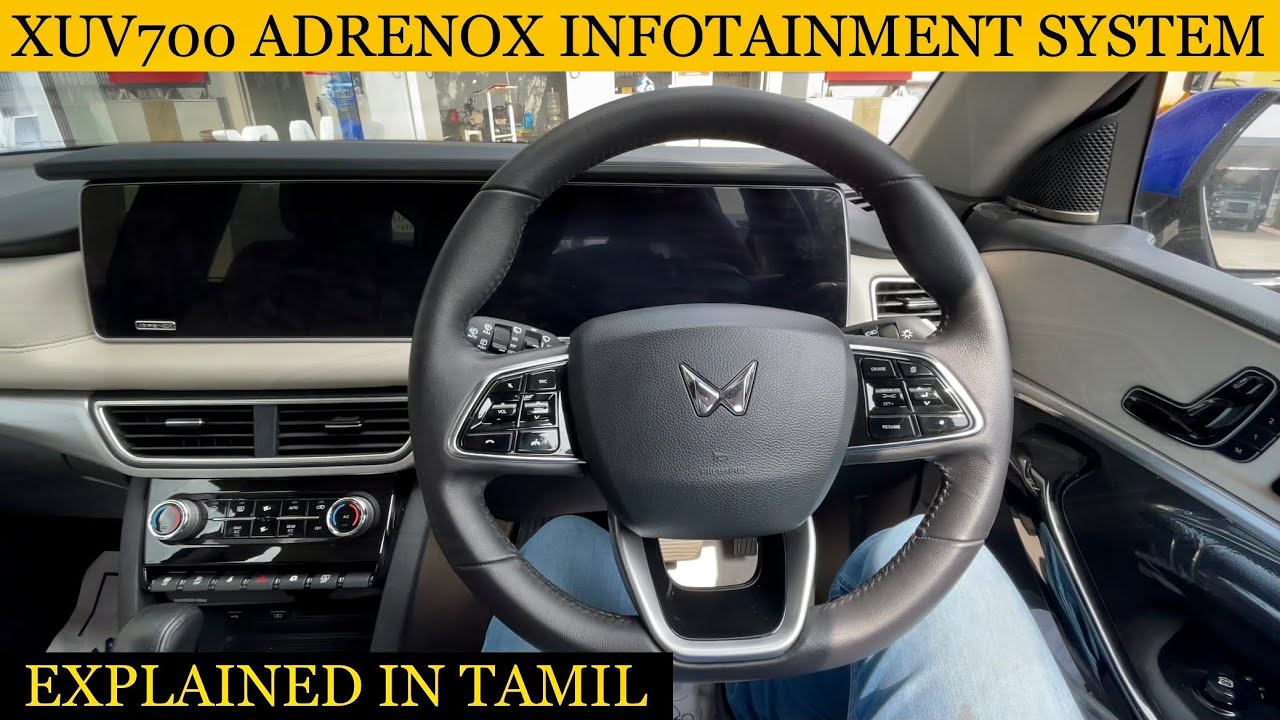 Mahindra XUV700 Infotainment system and Instrument cluster Explained In ...