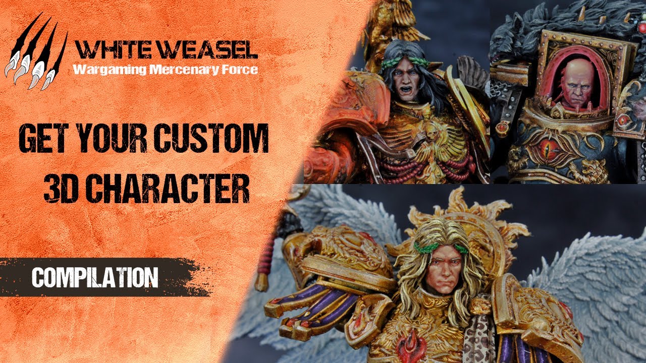 3D Primarchs 30K - GET YOUR CUSTOM 3D CHARACTER - COMPILATION - YouTube