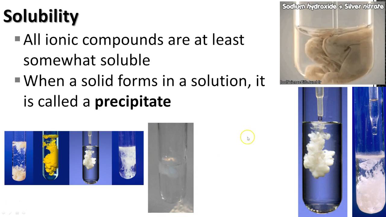 ChemB 13.1: Compounds in Aqueous Solutions - YouTube
