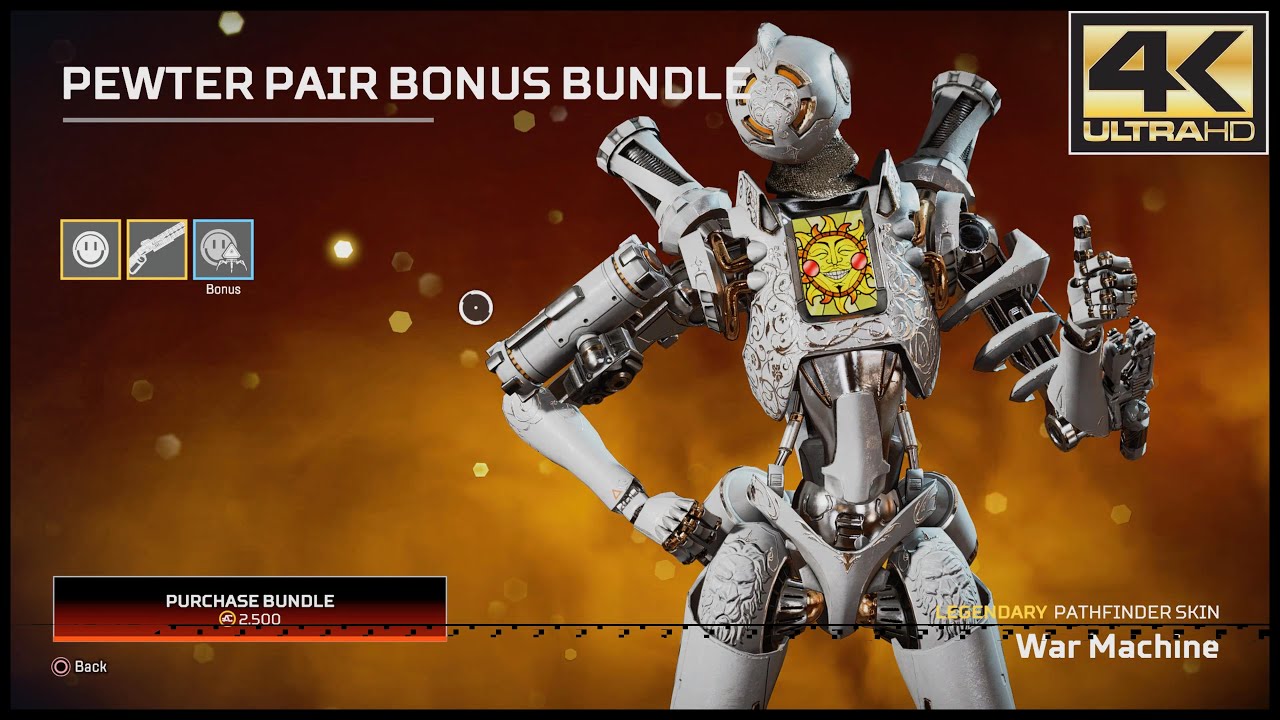 [4K HDR 60FPS] * PATHFINDER* -WAR MACHINE SKIN- (GAMEPLAY AND FIRST AND ...