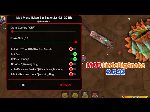 Little Big Snake Mod Menu 2.6.92 | Vip, Unlock Skin, No Ads, Auto ...