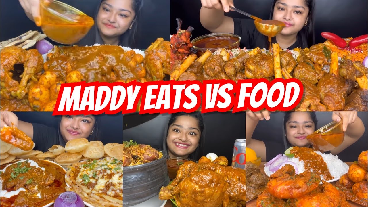 Maddy eats vs food - YouTube