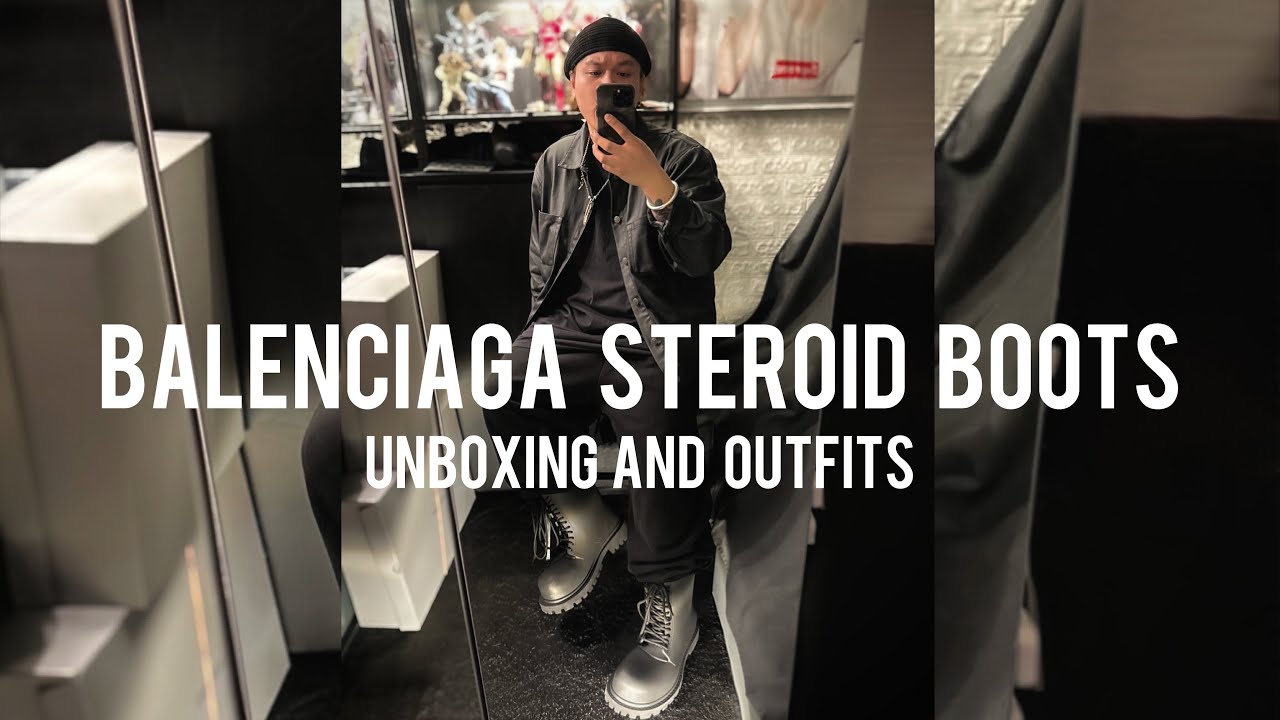 BALENCIAGA STEROID BOOTS - YouTube