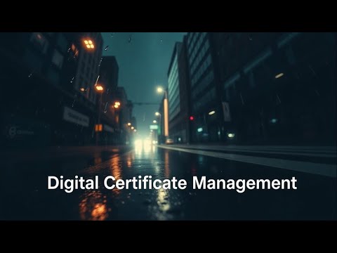 Digital Certificate Management - YouTube