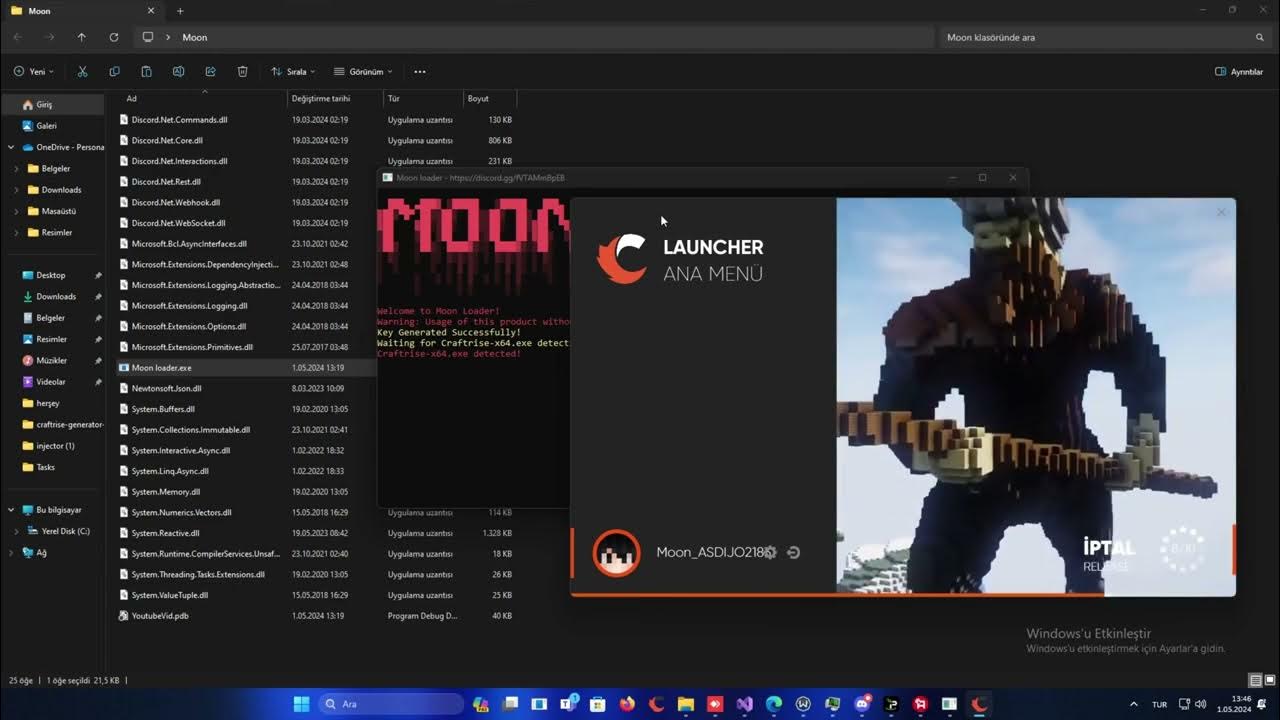 Devlog - Moon client loader - YouTube