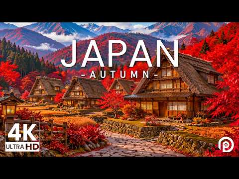 Japan Autumn 4K – A Journey Through Red Maple Forests, Hidden Villages & Scenic Japanese Landscapes