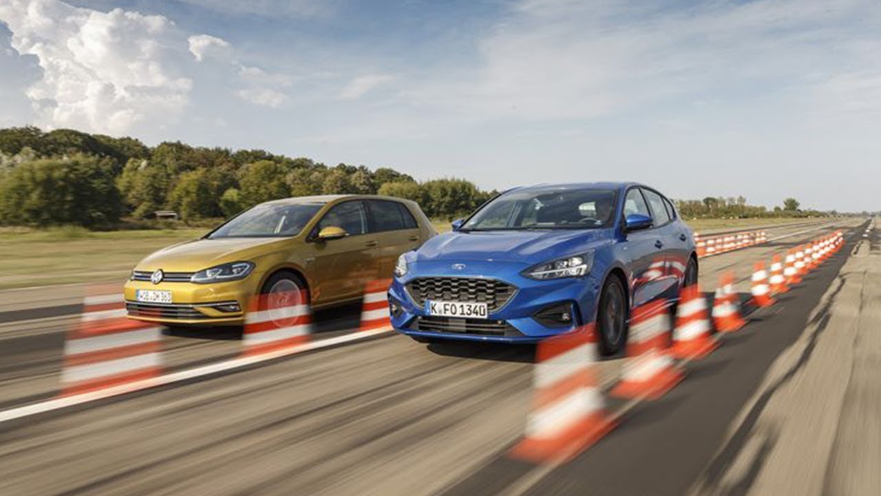 2018 Volkswagen Golf vs 2019 Ford Focus - YouTube