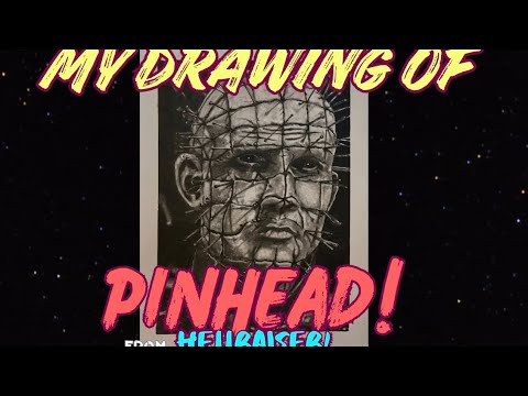 Drawing Pinhead from the Hellraiser films!… #artwork #pencilart # ...