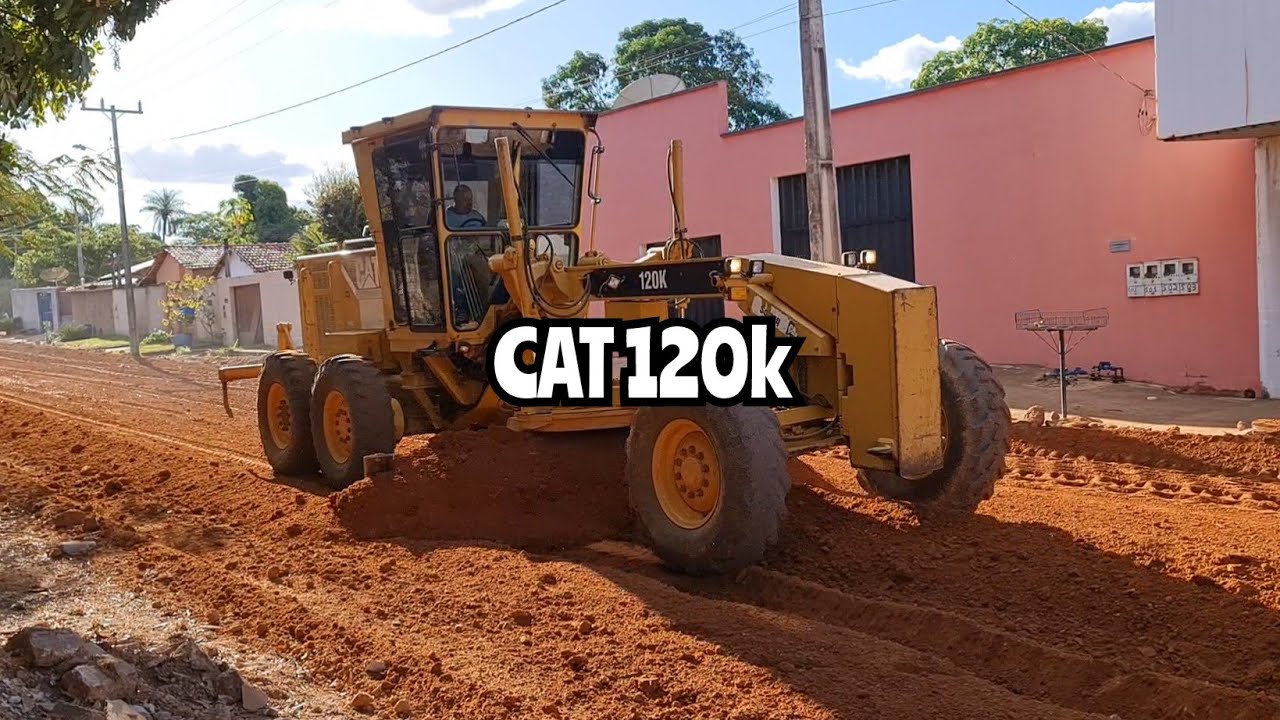 A 120k CORTA MUITO/ Motoniveladora caterpillar grader niveleuse ...