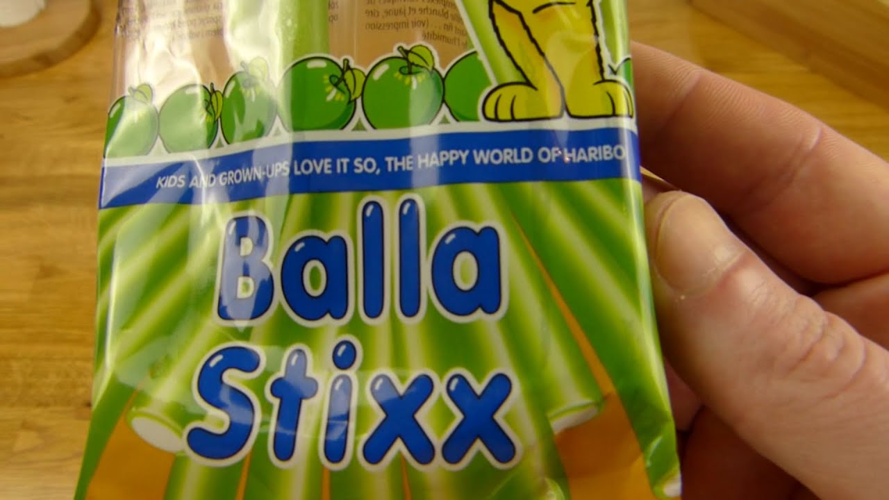 Haribo - Balla Stixx Apple - YouTube